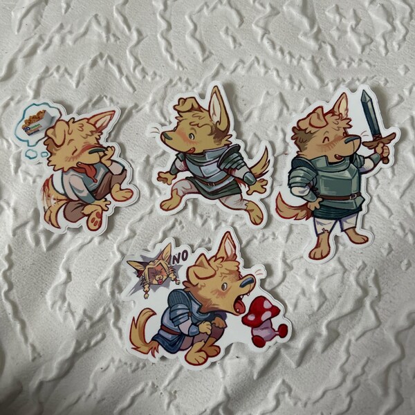 Dog Laios Stickers | Dungeon Meshi - Etsy