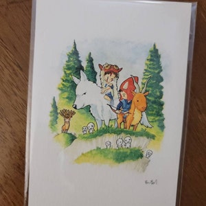 Grim Reaper and a Kite Watercolor Print - Etsy