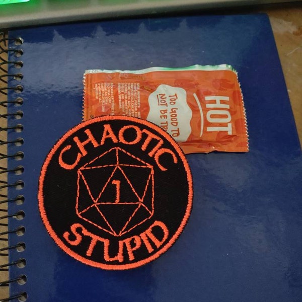 Chaotic Stupid Patch – Made in USA – 2.5" X 3" RPG Alignment Patch ...