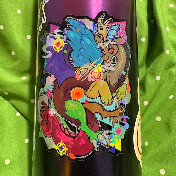 3.5 X 4 Holographic Discord MLP Vinyl Sticker - Etsy