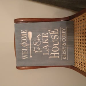 Personalized Engraved Welcome to Our Lake House Oar Sign - Etsy
