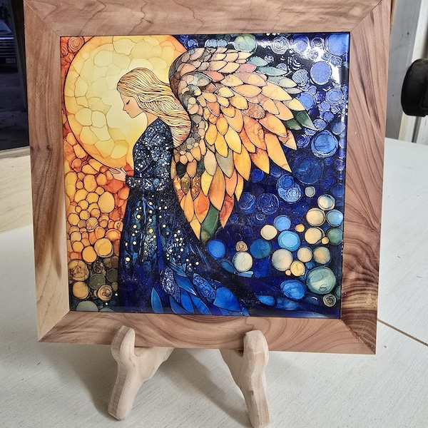 Nativity Angel Porcelain Tile - Inspiring Addition to Nativity Scene ...