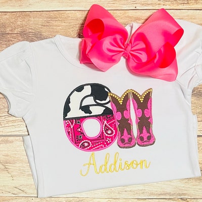 Wide Satin Stitch Numbers, Split Numbers, Two Colors Applique Birthday ...