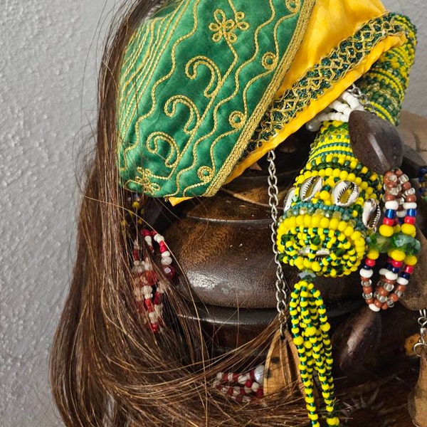 Iruke Decorated Oya, Orula, Orunmila, Obatala, Oshun, Santería, Osha ...