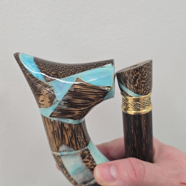 Resin Walking Cane | Antique Walking Cane | Palm Wood Walking Stick ...