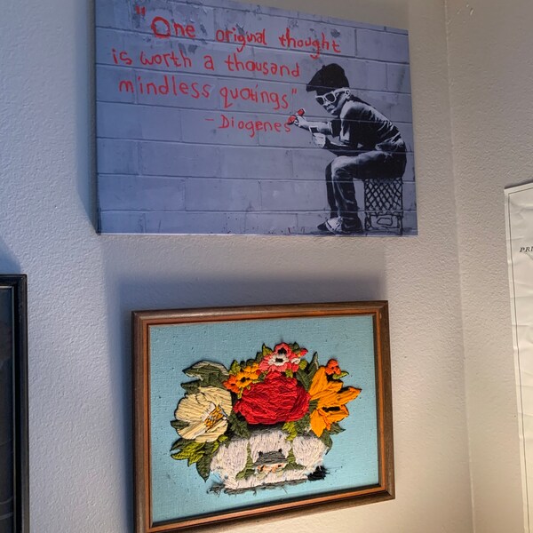 Banksy Street Art Poster Canvas-banksy Quotes Stencil Street Poster ...