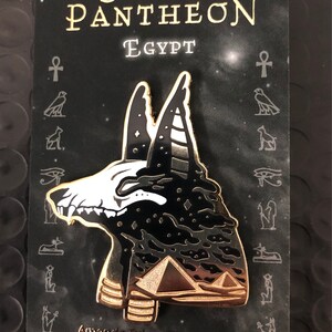Anubis Enamel Pin Cosmic Pantheon Egypt, Egyptian Gods, Egyptian ...