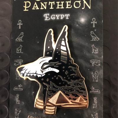 Anubis Enamel Pin Cosmic Pantheon Egypt, Egyptian Gods, Egyptian ...