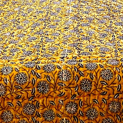 Beautiful Multi Color Block Print Bedroom Décor, Indian Bedsheets ...