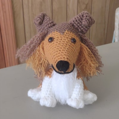 Rough Collie Amigurumi Crochet Pattern - Etsy