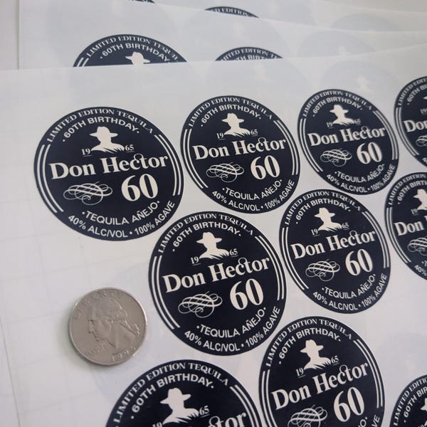 Don Julio 70th Anniversary Tequila Custom Personalized Waterproof/water ...