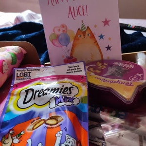 Personalised Cat Birthday Gift Box Gotcha Day Presents Pet - Etsy