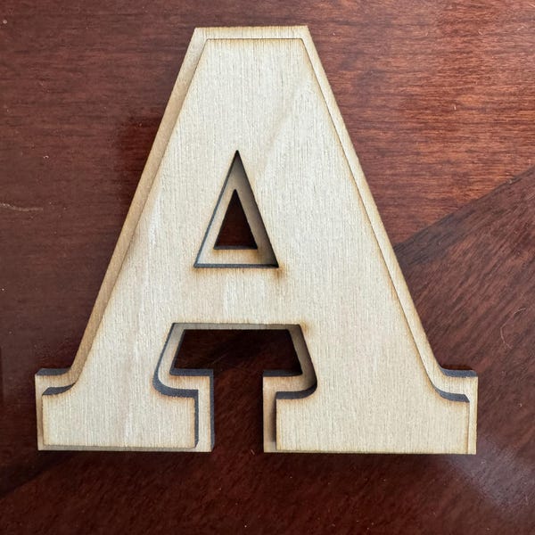 V5 - Double Stacked Block Wooden Greek Alphabet Letter Word for ...