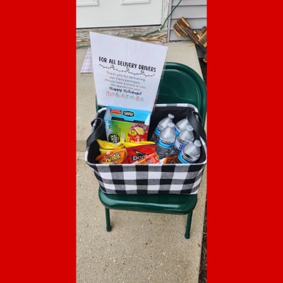 Delivery Driver Printable Sign Thank You Happy Holidays - Etsy