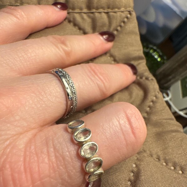 Silver Dome Ring, Sterling Silver Ring, Silver Stacking Ring, Silver ...