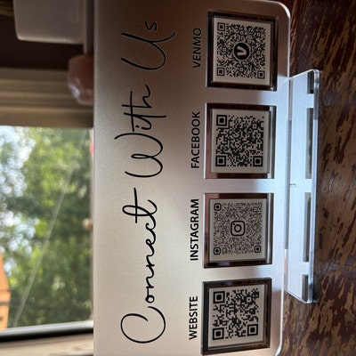 Large QR Code Sign 10x12 Inches - Etsy