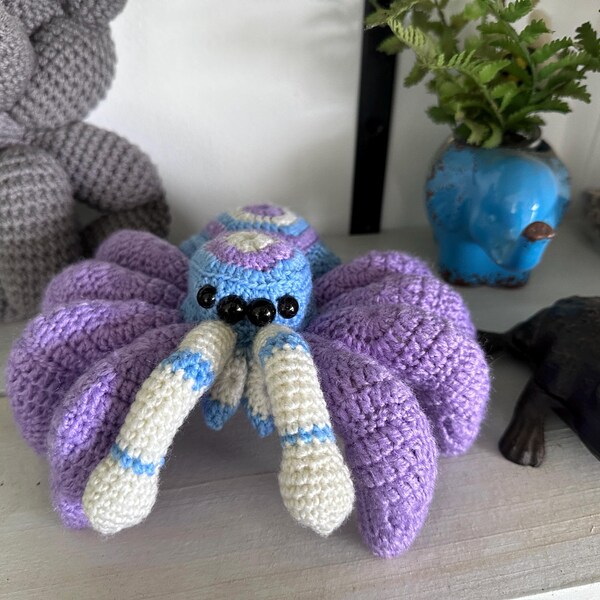Combo 2 Pattern Crochet African Flower Tarantula Spider PLUS Solid ...