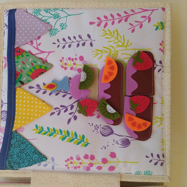 Quiet Book PDF Pattern, Busy Book Pattern, Diy Quiet Book Pages ...