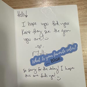 What is Your Favorite Color Blue, Powerless, Bookish Stickers, Lauren ...