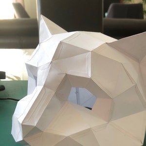 Cat Mask, Papercraft, DIY, Low Poly, Mask, PDF Papercraft, Cat ,pattern ...