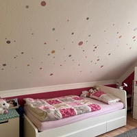Punkte Set 120 Stück Wandtattoo Kreise Kinderzimmer Wandsticker ...