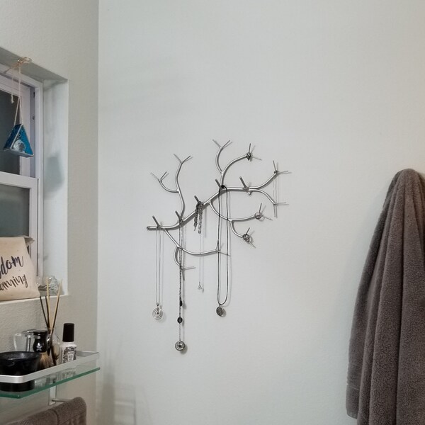 Branch Shaped Rack Ideal for Keys or Jewelry. Branch is Wall Mounted - Etsy