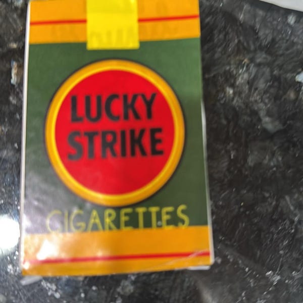 1940's Inspired Lucky Strike Sticker - Etsy