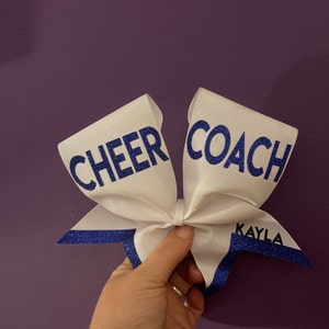 School Spirit Bow High School Cheer Team Bow Custom Hair - Etsy