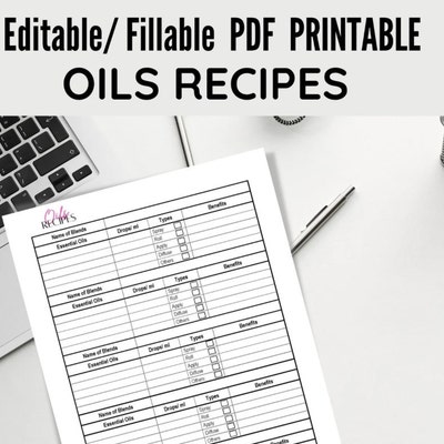 Essential Oil Frequency Chart, Printable, Young Living Essential Oils ...