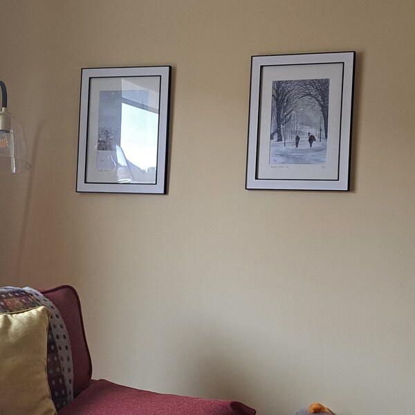 Edinburgh Winter Greeting Card 'snowy Edinburgh' - Etsy