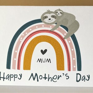 Rainbow Sloths, Digital Clip Art Set - Etsy Australia