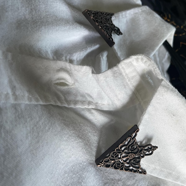 Triangle Collar Pin, Collar Tips, Collar Studs, Collar Pins Collar Tips ...