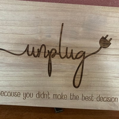 Personalized Unplug Box Family Phone Lock up Wood Cell Phone Holder - Etsy