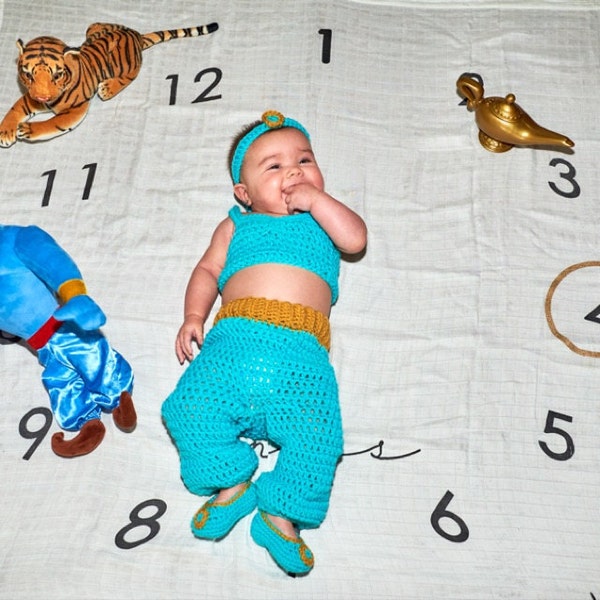 Princess Jasmine Inspired Costume/ Crochet Princess Costume/princess ...