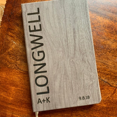 Engraved Notebook Personalized - Etsy