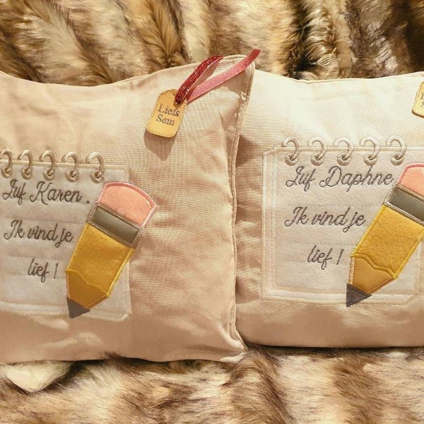 Pencil Notebook Digital Machine Embroidery Applique Design 4 Sizes - Etsy