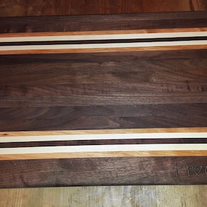 Curved Inlay Cutting Board - Etsy