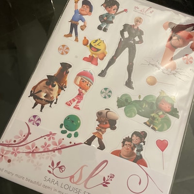 Wreck It Ralph Stickers Waterproof Vinyl Stickers Sticker Sheet ...