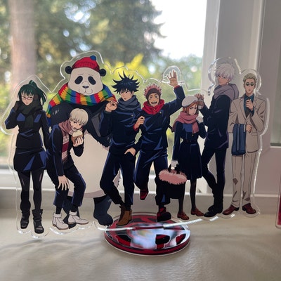 JJK Satoru Gojo Miniature Building Figure Jujutsu Anime Double Sided ...