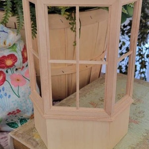 Dollhouse Bay Window Tall 1:12 Scale Miniature Floor to Ceiling DIY - Etsy
