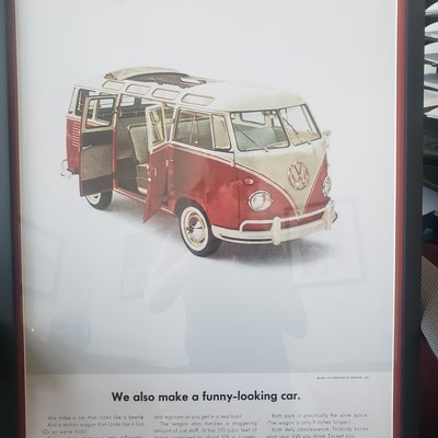 VW Think Small Advertisement Restored and Remastered - Etsy