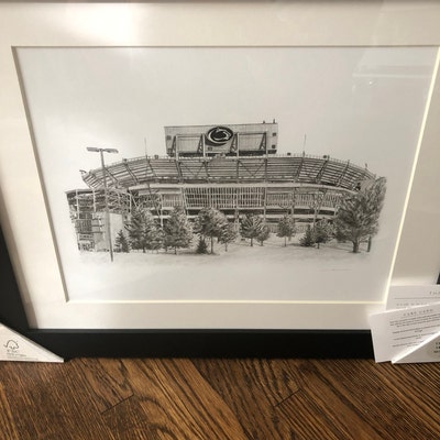 Penn State Wall Art Bundle Penn State Gift Penn State Wall Decor Black ...