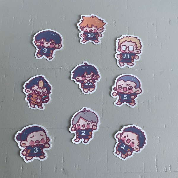 Volleyball Idiots Sticker Set - Etsy