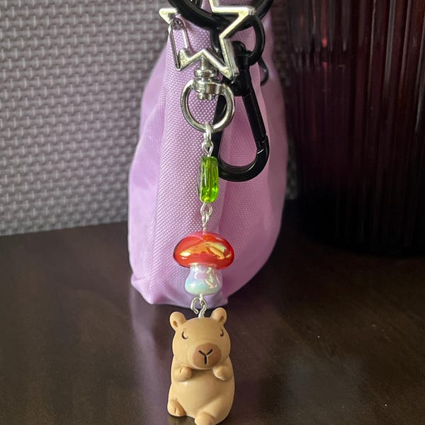 Kawaii Squishy Plush Animal Keychains/phone Charms (hand-made) - Etsy
