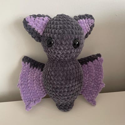 Crochet Amigurumi Bat Pattern Crochetgrove, Crochet Bat, Small Crochet ...