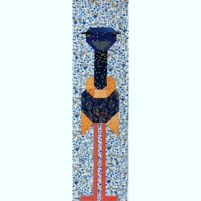 Ostrich Stretch Quilt Pattern, PDF Instant Download Modern Patchwork ...