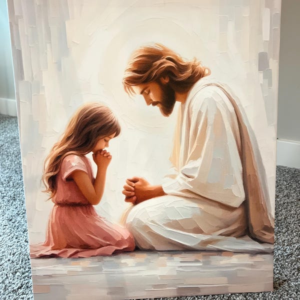 Jesus Loves You, Digital Christian Art, Jesus and Woman, Jesus Painting ...