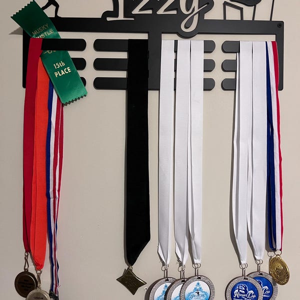 Medal Holder, Custom Barrel Racing Awards Holder, Horse Races Ribbon ...