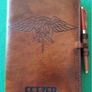 USCG Chief Charge Book With Large Anchor CCTI Petty Officer | Etsy