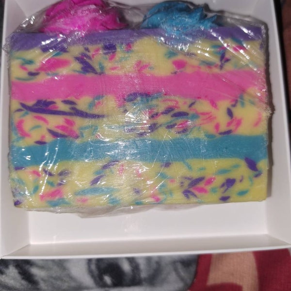 Happy Birthday Cake Handcrafted Soap, Glycerin Soap, Birthday Gift Soap ...